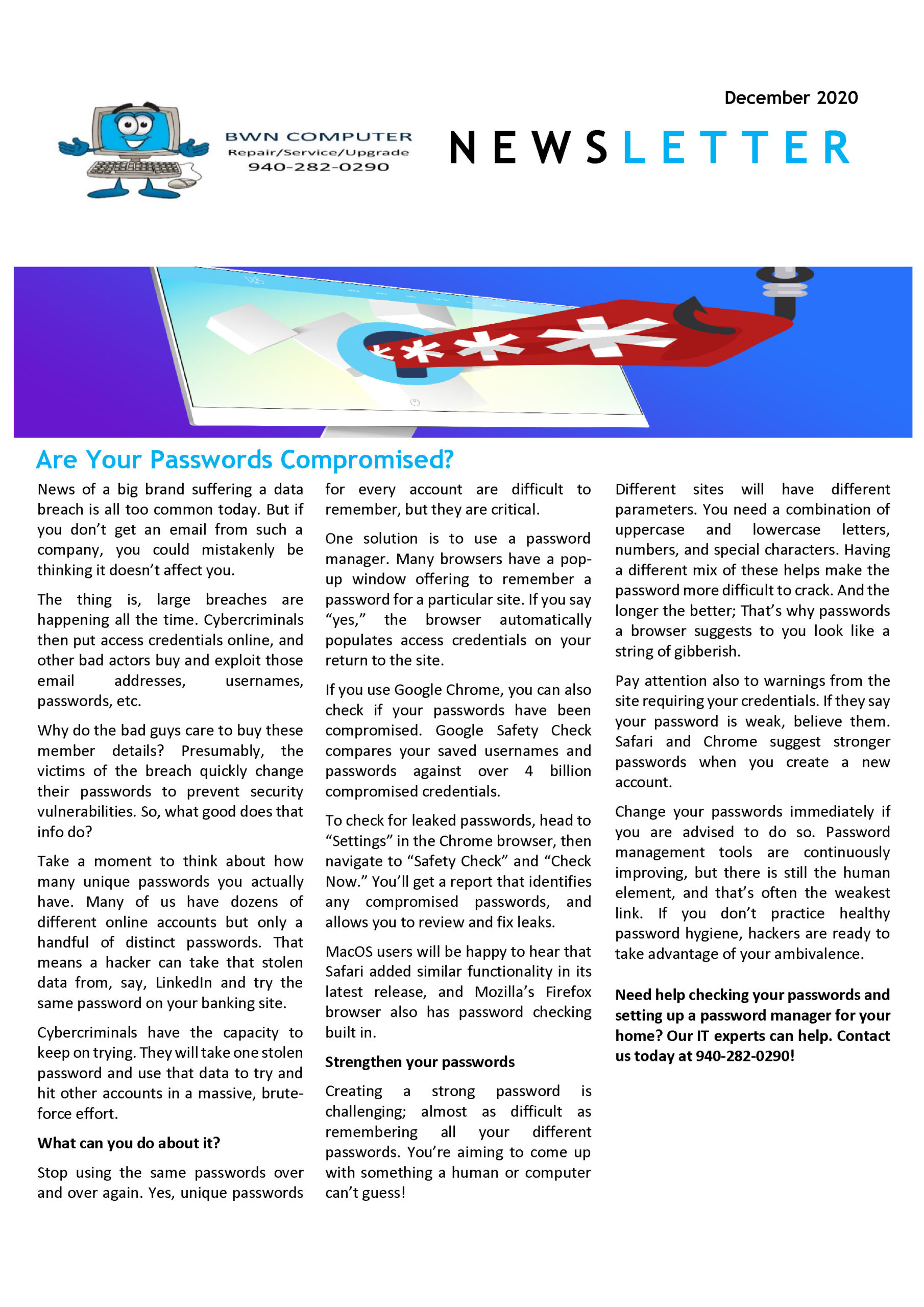 BWN Computer - PC & Mac Repair in Graham, Texas